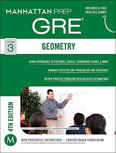 GRE Geometry (Manhattan Prep GRE Strategy - Paperback, by Manhattan Prep - Good 9781937707859| eBay