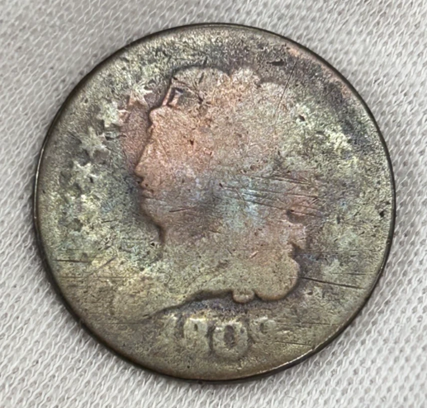 1809 Classic Head Half Cent 1/2C Copper Old U.S. Type Coin TONING! #3 | eBay