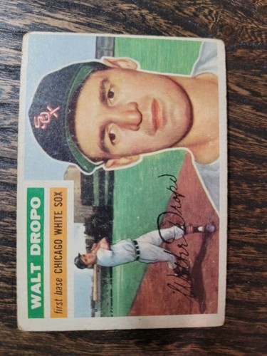 1956 TOPPS WALT DROPO 238 BASEBALL CHICAGO WHITE SOX | eBay