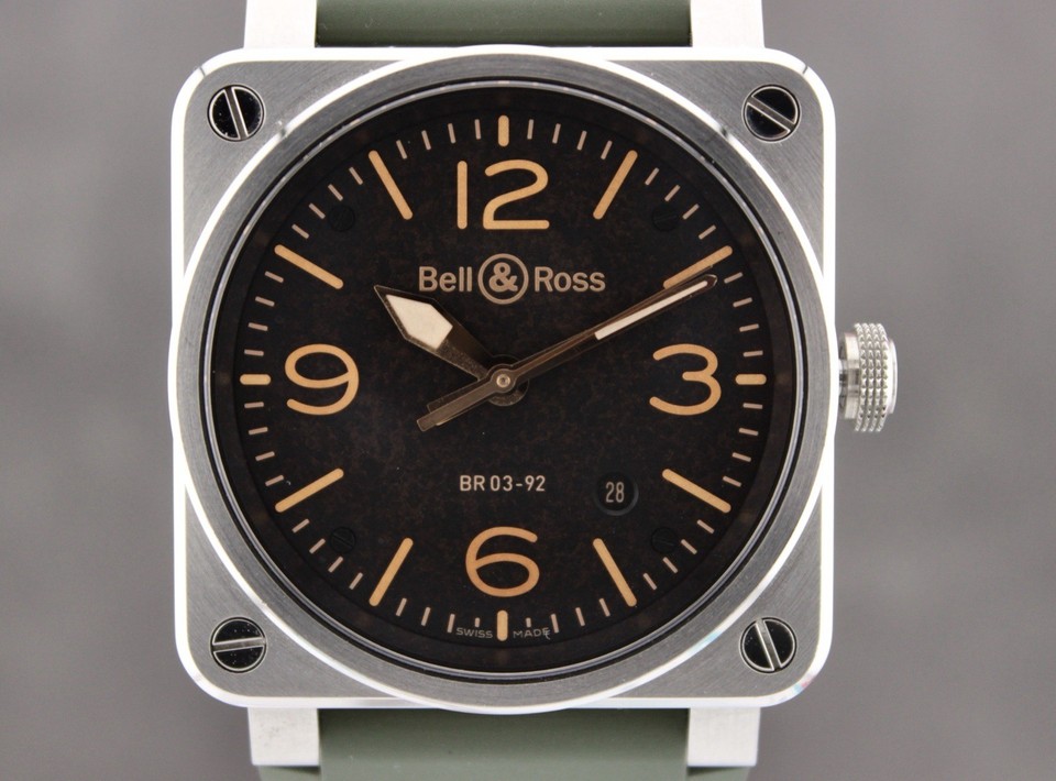 Bell & Ross Automatic 42mm BR03-92 Golden Heritage Double Box + Open ...
