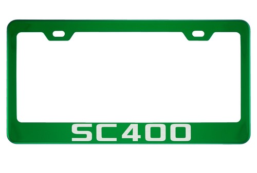 Green License Plate Frame for SC400 | eBay