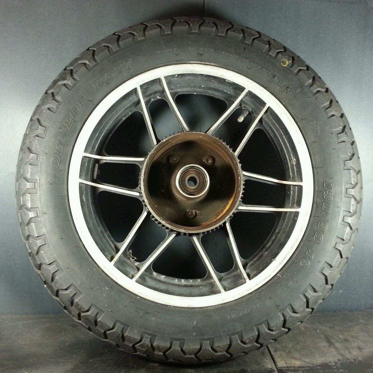 1985 85 HONDA CB650 REAR BACK WHEEL RIM hub tire cb 650 drum | eBay