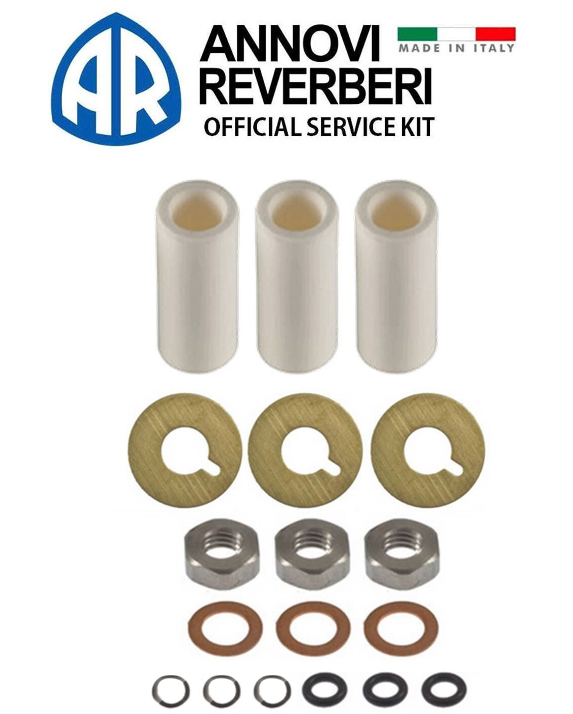 Annovi Reververi AR Pump Ceramic Plunger Repair Kit 2547 RK RKA RKV ...