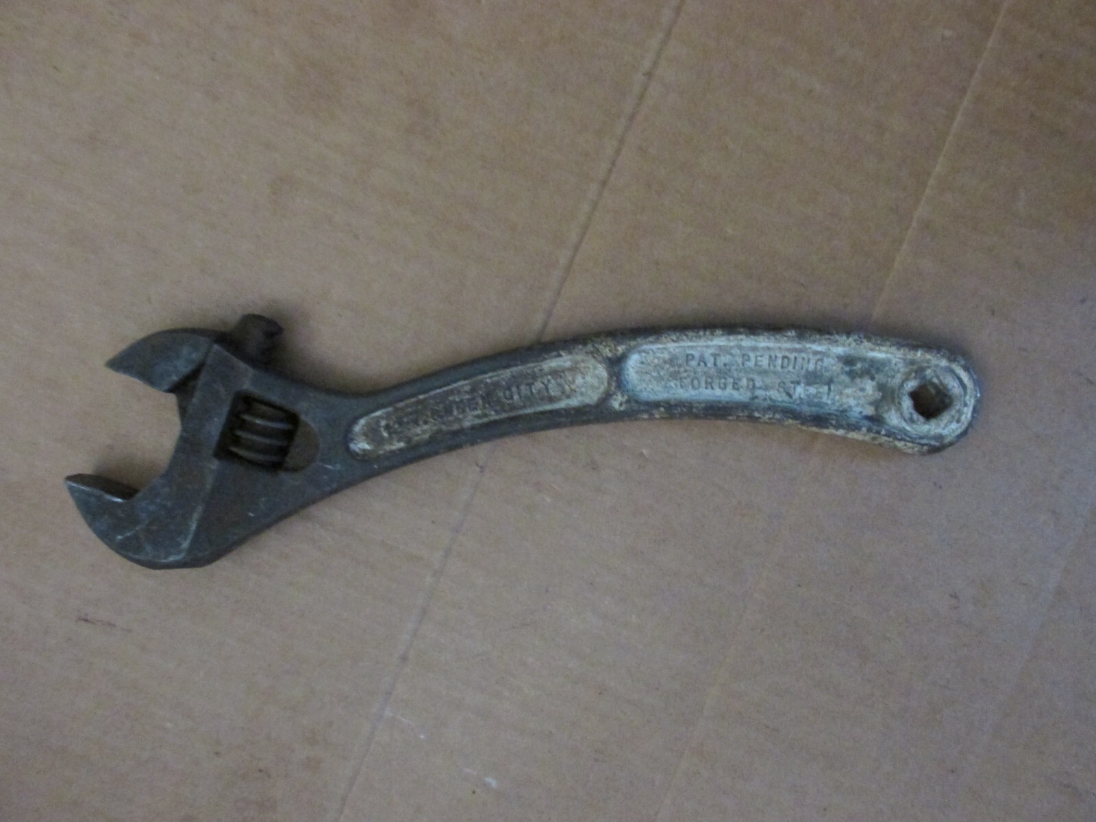 Antique Vintage 12 Inch Adjustable "S" Type Wrench Bergman Tool Queen ...