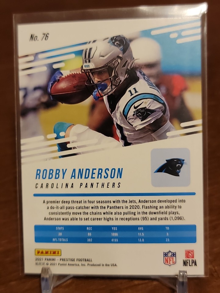 Robby Anderson Panthers 2021 Prestige #76 | eBay