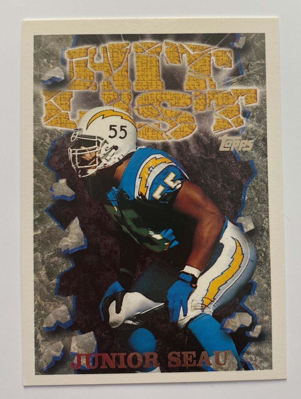 1995 Topps Hit List Junior Seau #20 HOF Mint | eBay