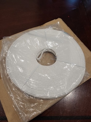 CAT7 100ft/30m White Flat Cable | eBay
