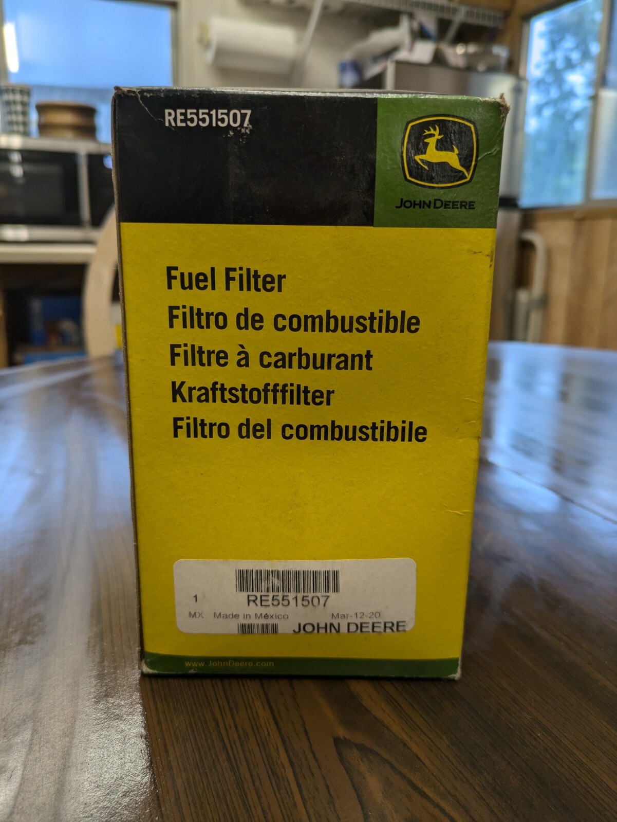 John Deere RE551507 Fuel Filter - NOS | eBay