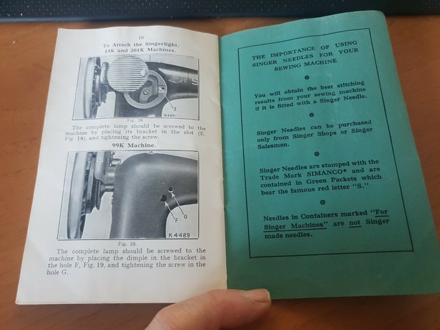 SINGER Bak Electric Motors Instruction Booklet K5959 for sale online | eBay