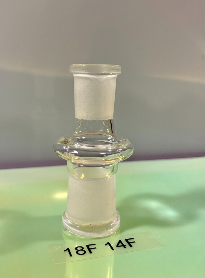 Glass Adapters 10mm, 14mm, 18mm Male/Female joint extension reducers ...