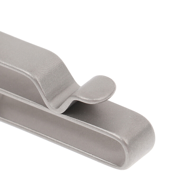 Hiking Titanium Alloy Buckle Ribbon Ending Buckles Belt Clip Quick Draw ...