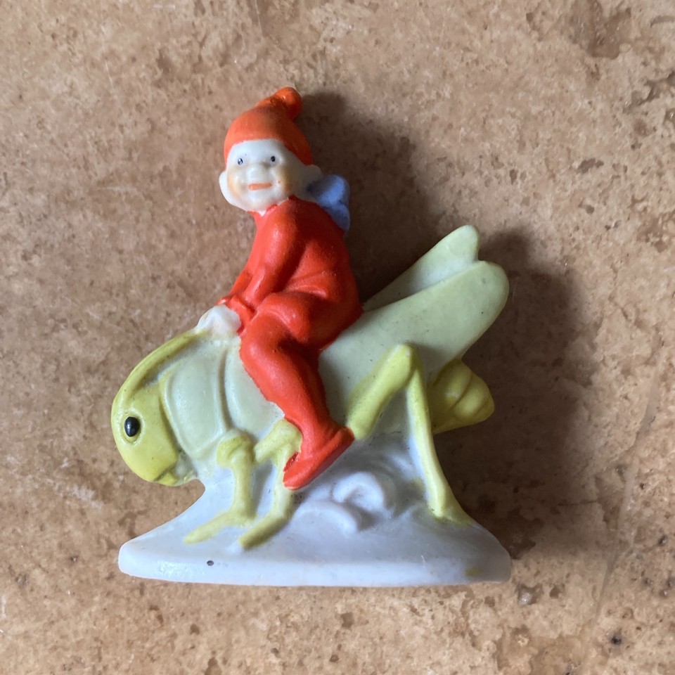 6 Antique German Pixie Santa Elves Gnome Snow Babies porcelain bisque ...