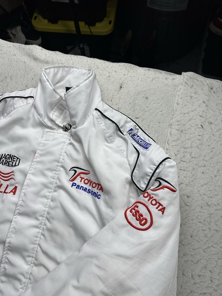 Vintage Men’s Toyota Formula 1 F1 Team Racing Bomber Jacket 90s Sz XL ...