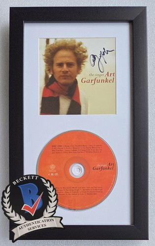 ART GARFUNKEL CD DISPLAY AUTOGRAPHED BECKETT BAS COA SIGNED MUSIC ...