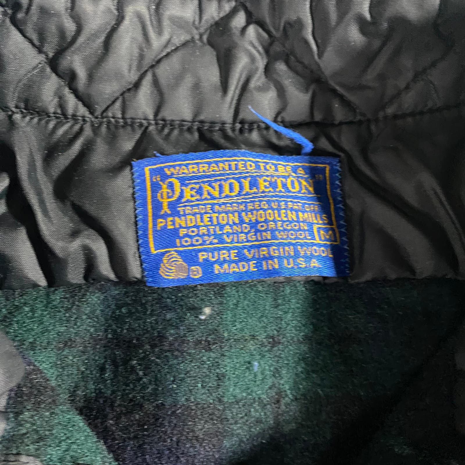 Pendleton Tartan Plaid Flannel Shirt Mens Large 100% … - Gem