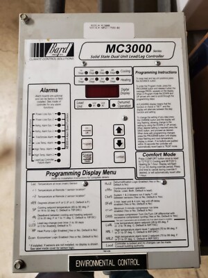 Bard MC3000- Series Solid State Dual Unit Lead/Lag Controller | eBay