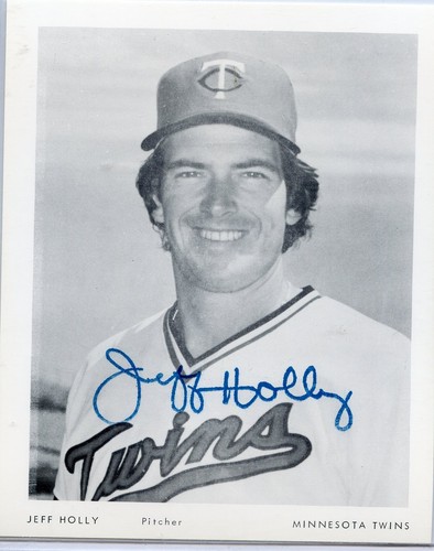 Old Baseball Photo of Minnesota Twin Jeff Holly | eBay
