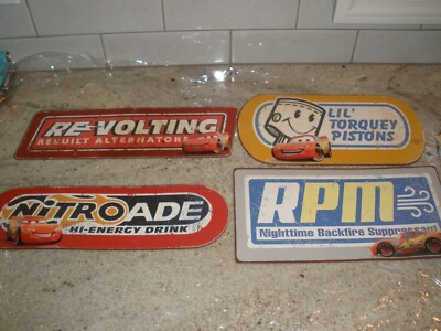 DISNEY PIXAR CARS METAL/TIN SIGNS (YOU CHOOSE) | eBay