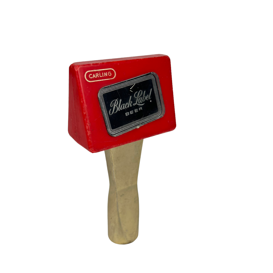 Vintage 1950s Black Label Beer 4" Knob Tap Handle Short Mini Antique ...