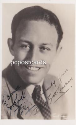 Billy Scott Coomber Big Band Singer 1930s - Signed in Ink - RP Post ...