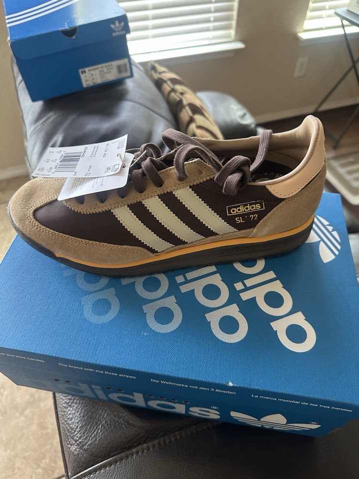 Adidas Originals SL 72 RS Men’s Running Shoe Athletic Sneakers Brown # ...