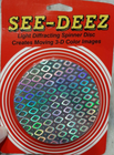 See-Deez Light Diffracting Spinner Disc (Vintage )RARE #2-BRAND NEW ...