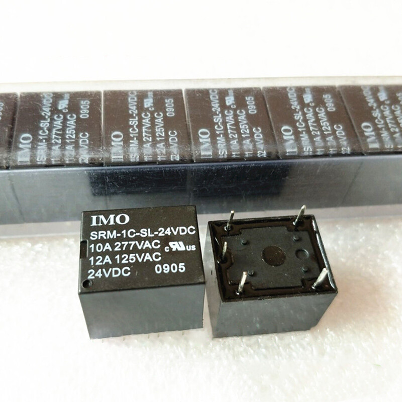 2Pcs IMO SRM-1C-SL SRM-1C-SL-24VDC Power Relay 5Pins 10A 277VAC | eBay