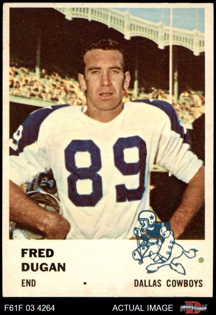 1961 Fleer #44 Fred Dugan Cowboys Dayton 5 - EX | eBay
