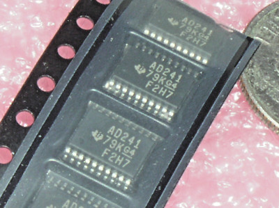 4 TI SN74ACT241PWR TRI 3 STATE OCTAL BUFFER LINE DRIVER 20 TSSOP SMT ...