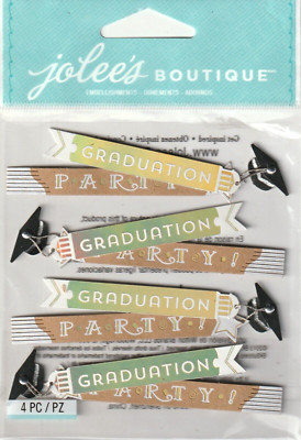 Jolee's Boutique 3D Stickers GRADUATION PARTY REPEATS 98097 Fast FREE ...