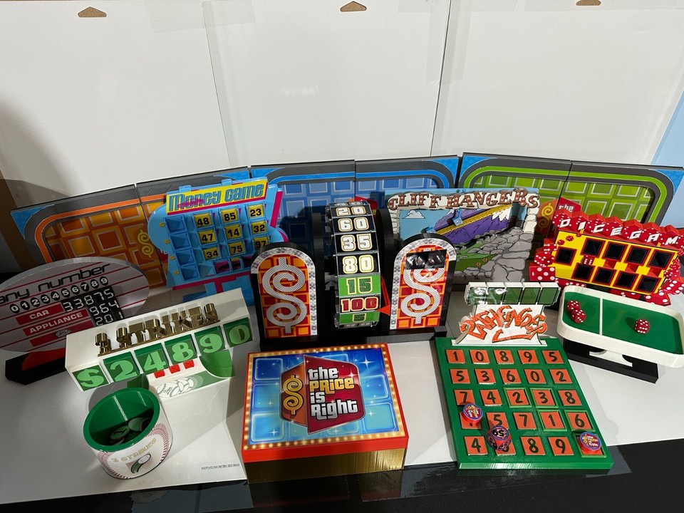 Price is Right - 15 Games, Big Wheel Deluxe Version with 3D numbers YOU ...