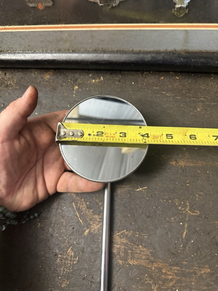 OLD Harley Knucklehead Flathead Panhead Chopper Long Stem Mirror 83G | eBay