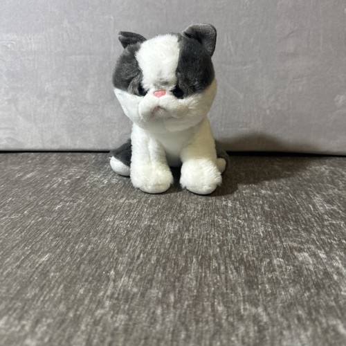 TY Beanie Babies Yang Plush Cat Gray White Velve TY Kitten 6" | eBay