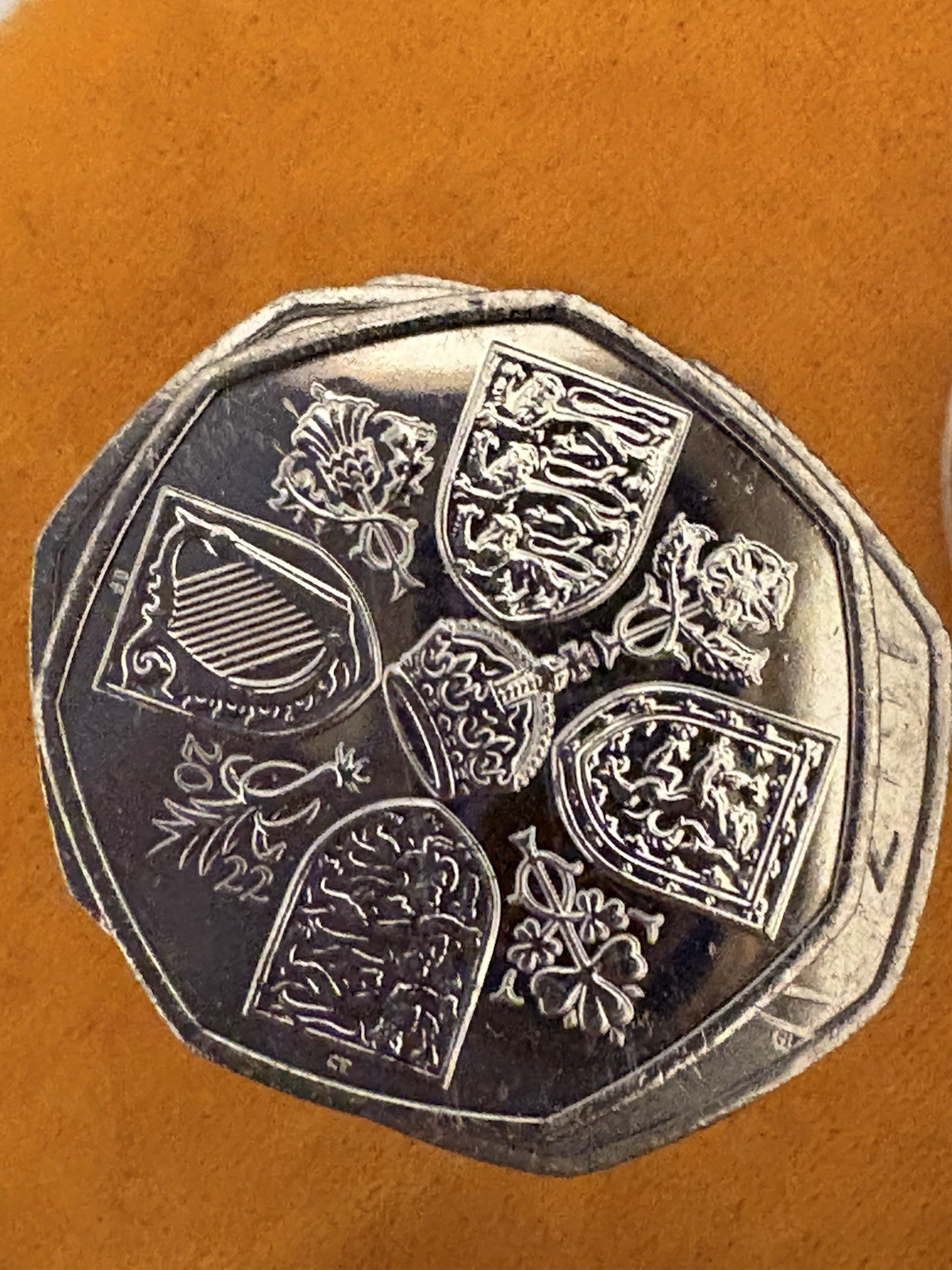 2022 UK 50p King Charles III Queen Elizabeth II Memorial Fifty Pence ...