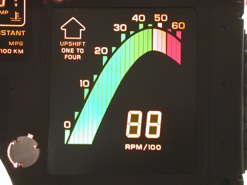 1989 89 CORVETTE DIGITAL DASH INSTRUMENT CLUSTER TACHOMETER TACH LED ...