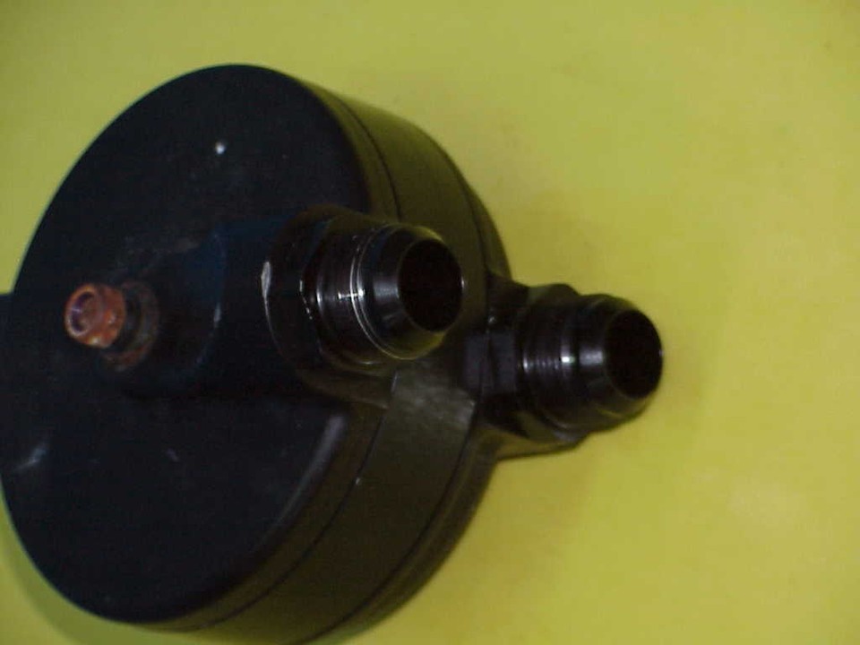 NEW Oberg Style DUAL 6" Element Tattletale Inline Oil Filter with -16AN ...