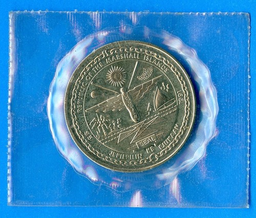 1991 Marshall Islands $5 To the Heroes of Desert Storm Coin #40 Sealed ...