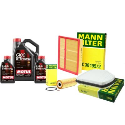 Motul + OEM Engine Oil Change Kit (5W30) (7 Liter) (SYN-NERGY 6100) | eBay
