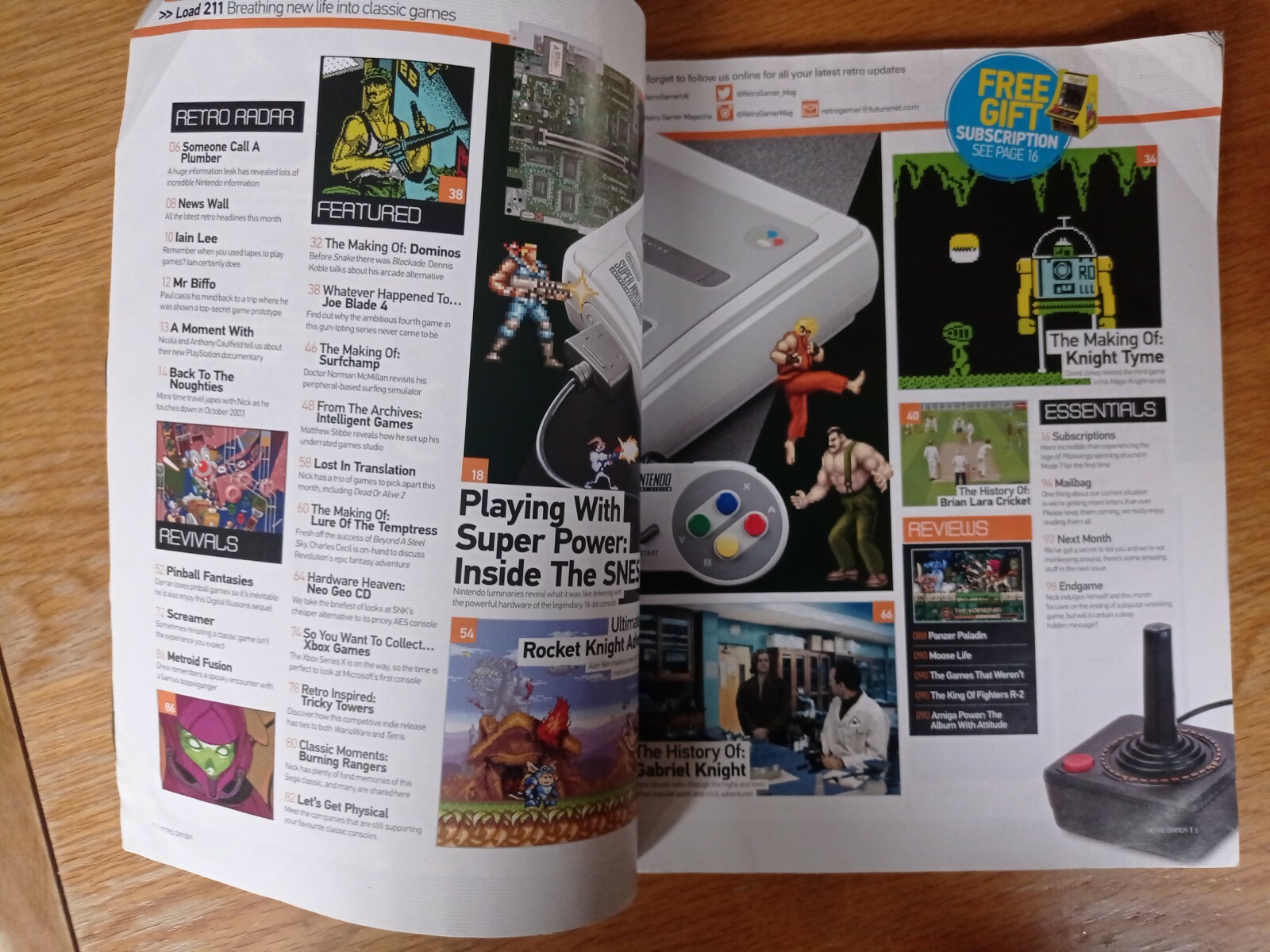 Retro Gamer Magazine Issue #211 - SNES Blueprint Cover - Nintendo, Sega ...