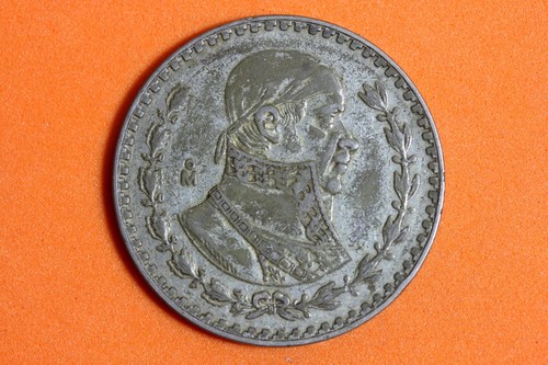 1959 Mexico One Peso Billon Coin #M16609 | eBay