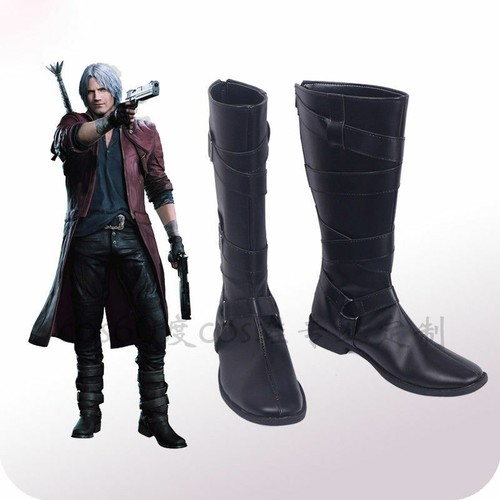 DMC Devil May Cry 5 Dante Boots Cosplay Shoes Comic Con Halloween ...