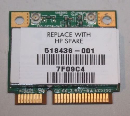 Hp G61-321NR Wireless Wifi Network Card Laptop Replacement Parts TESTED ...