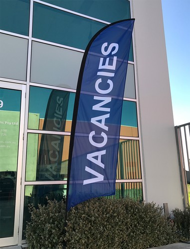 3.5m Vacancies Replacement Flag / Hotel Advertising Banner (without ...