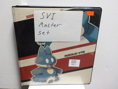 C0604 Pokemon Scarlet Violet "Paldea Evolved" Master Set w/ Binder ...