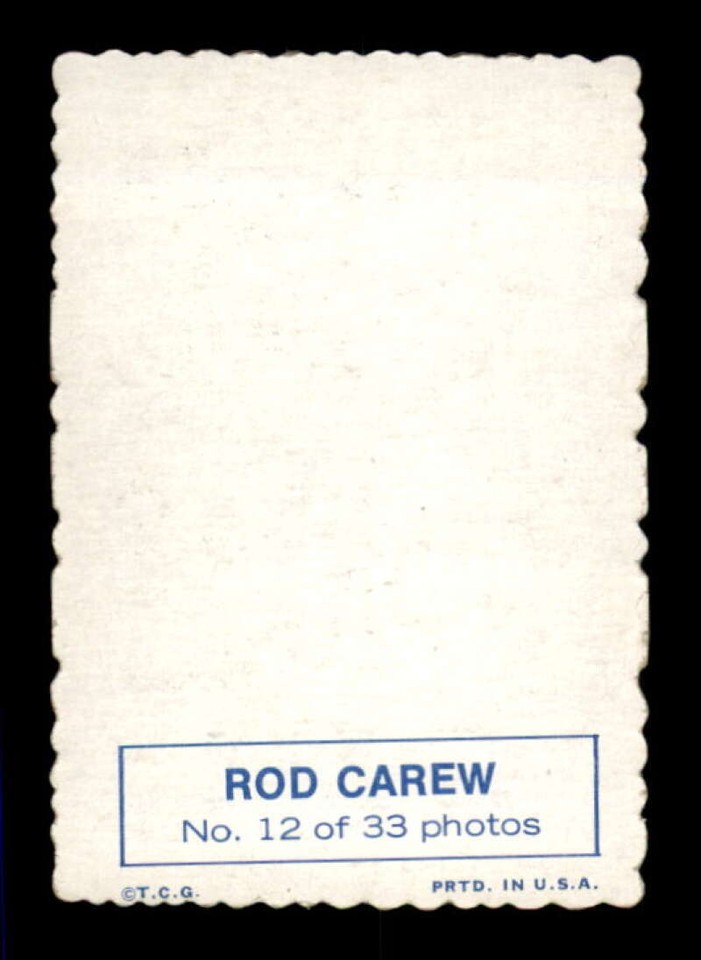 1969 Topps Deckle Edge #12 Rod Carew VG/VGEX Twins 552959 | eBay