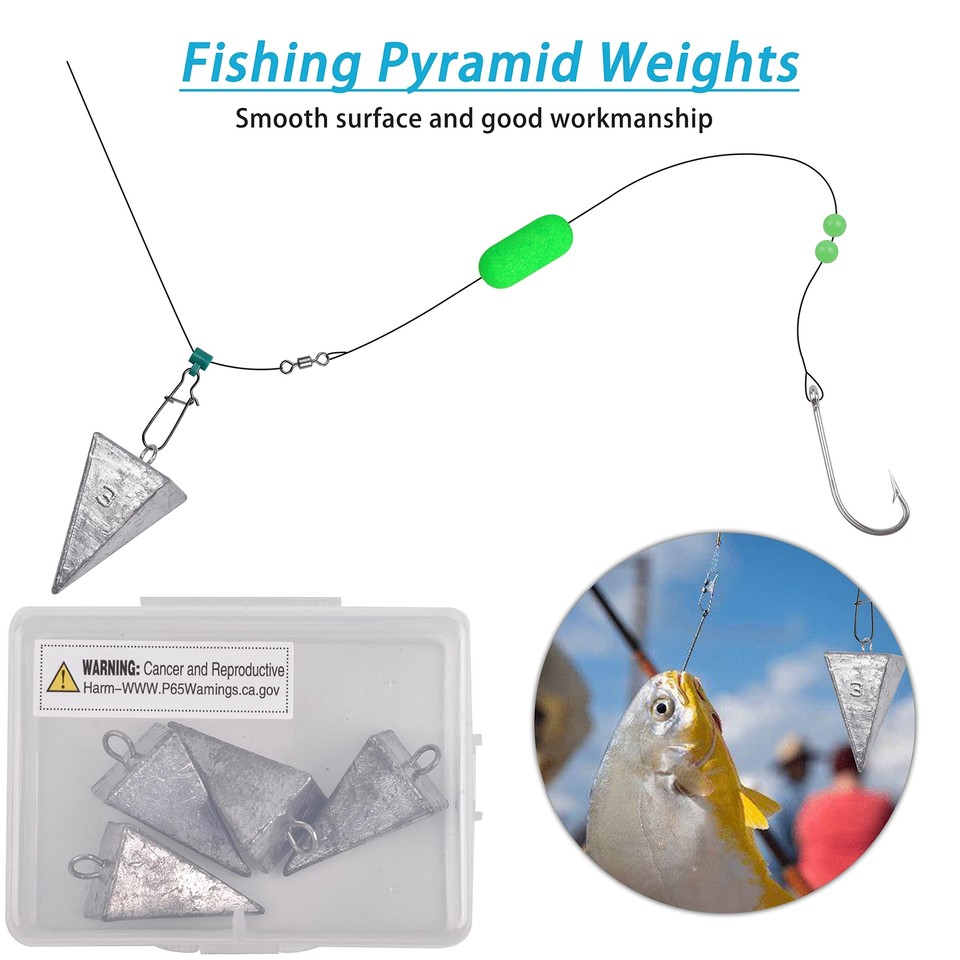 Pyramid Sinkers Fishing Weights Surf Fishing Weights Sinkers Ocean ...