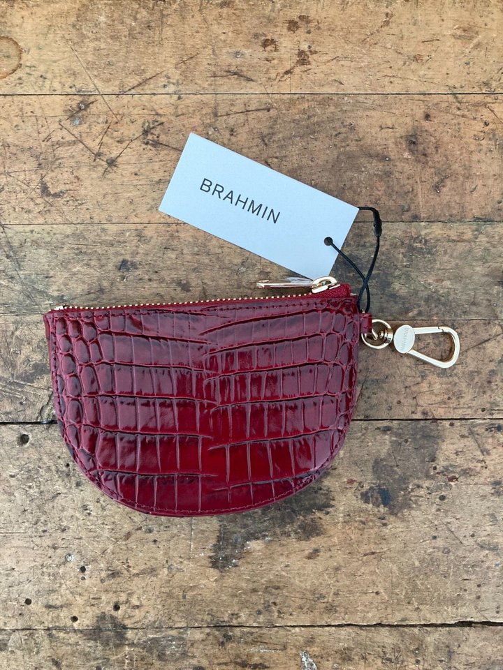 Brahmin Britt Vintage Red Melbourne Leather Coin Wallet---NWT | eBay