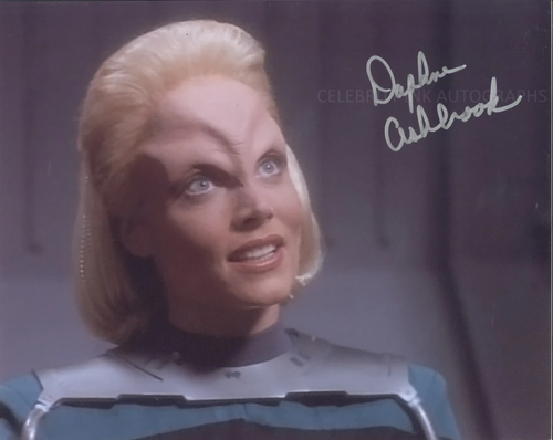 DAPHNE ASHBROOK as Melora Pazlar - Star Trek: DS9 GENUINE SIGNED ...