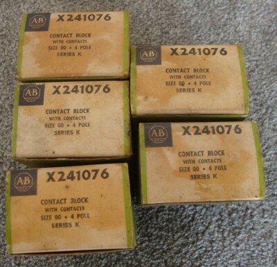 NEW NOS LOT OF 5 Allen Bradley X-241076 Arc Hood Assembly 4 Pole Series ...