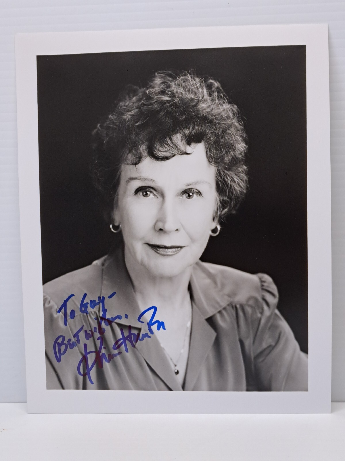 Kim Hunter Autographed Signed 8 X 10 Photo Actress Planet Of The Apes ...